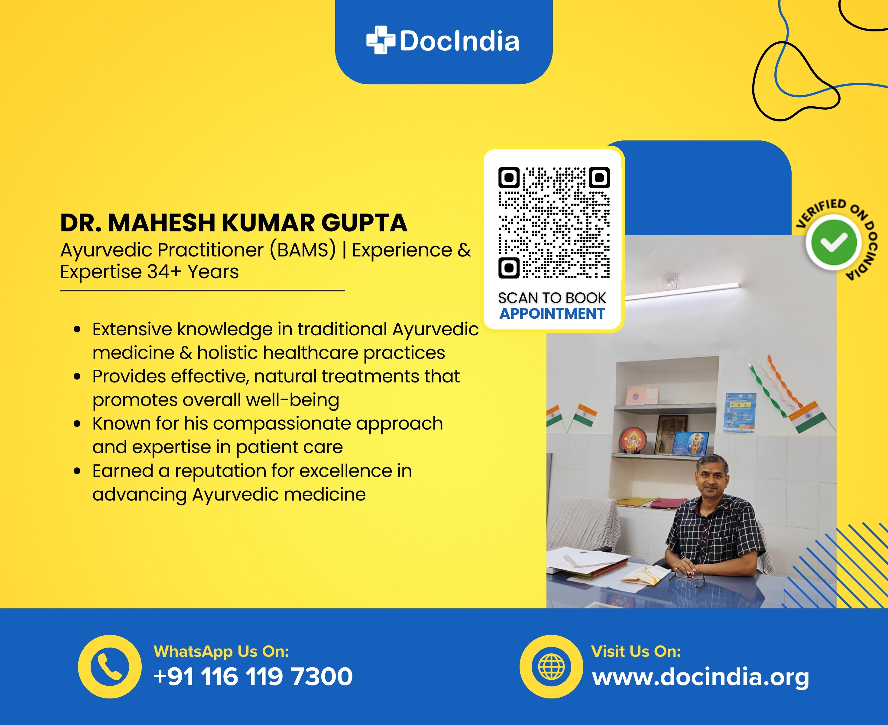 Dr. Mahesh Kumar Gupta | Ayurvedic Practitioner (BAMS)